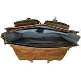 Cuero Large Computer Bag, Retro Buffalo Hunter Leather, 18 inch Laptop ...