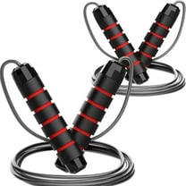 HPYGN Weighted Jump Ropes for Fitness Cardio, 2.8lb-5lb Heavy Skipping ...