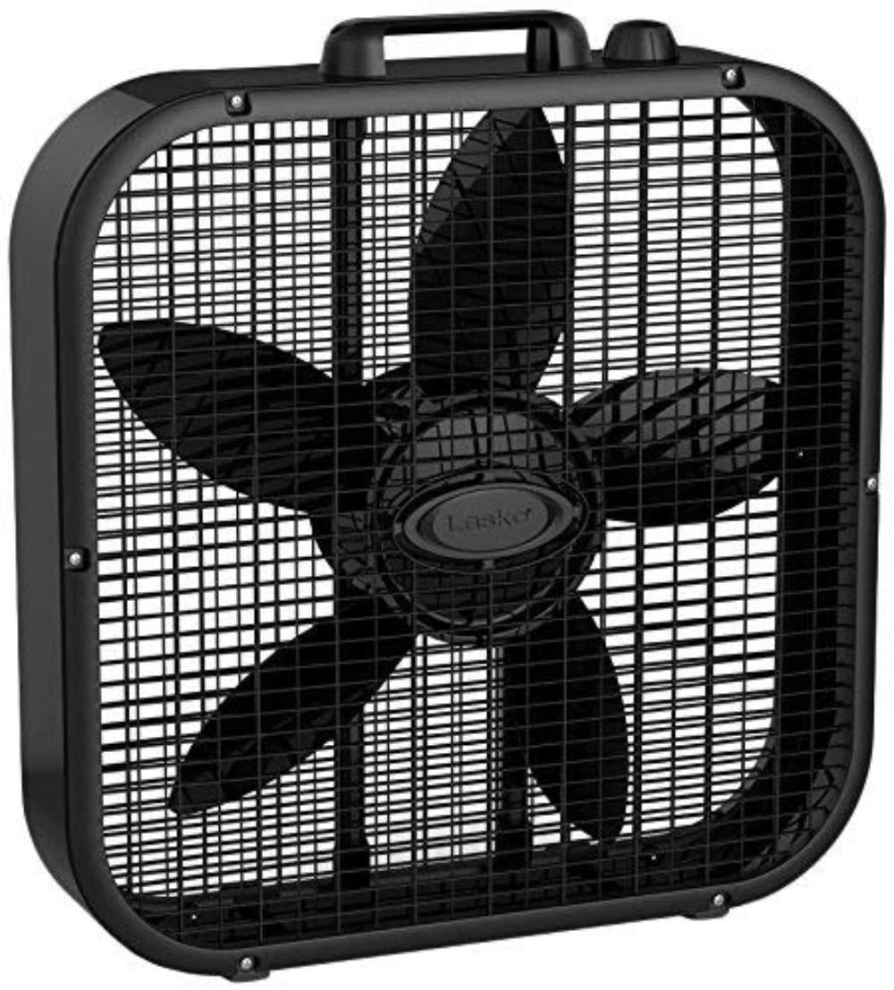 Black Dècor Colors 20″ Box Fan, Slim 20 inch box fan provides high ...