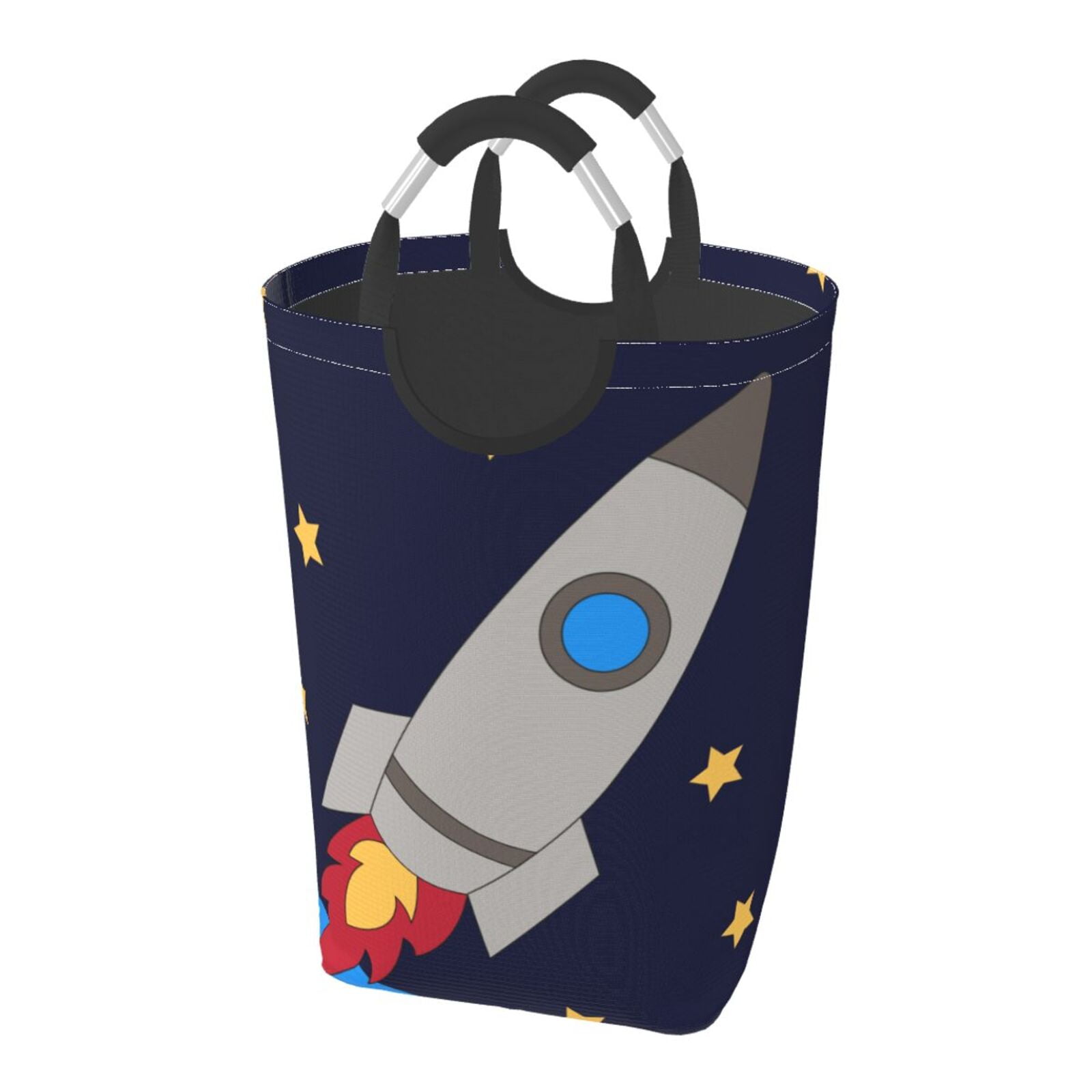 XMXY Space Spacecraft Rocket Rectangular Laundry Basket Organizer ...