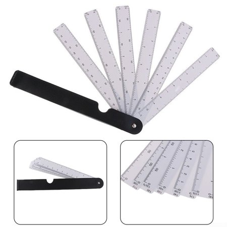 Scale Ruler Fan Shape Scale Foldable Rulers Multifunctional Architects ...