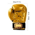 Boxing Gloves Clock - 2D Acrylic Flat Printing Sports Themed Wall Art ...