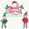 SCS Direct Elf Plush Christmas Stuffed Toys- 12" Boy and Girl Elves ...
