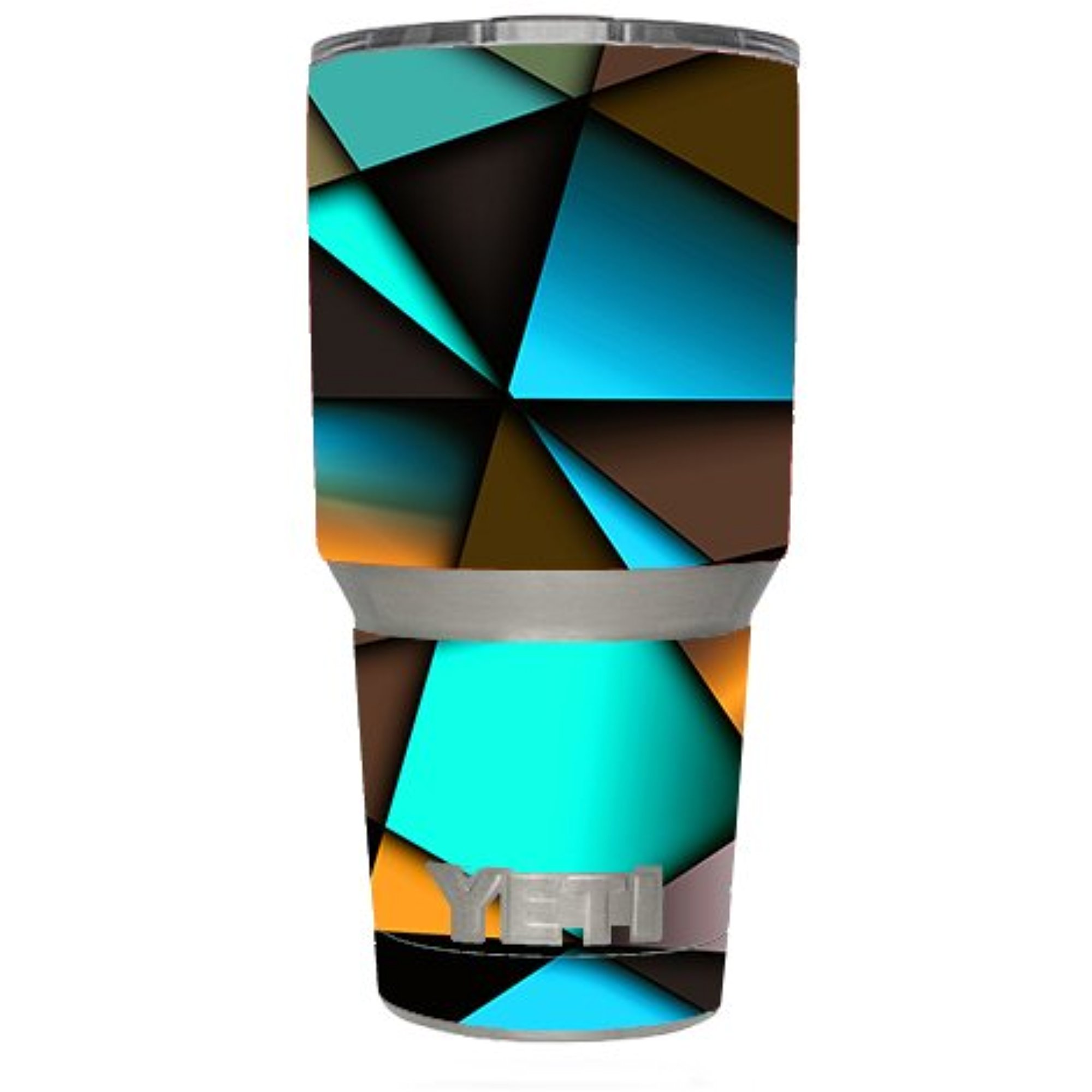 Skin Decal Vinyl Wrap for Yeti 30 oz Rambler Tumbler Cup (6-piece kit ...