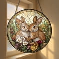 Colorful Abstract Celebration Stained Glass Suncatcher – Window Decor ...