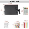 Holaray DIY Memories Kit: 11x8 inch Scrapbook Photo Album with Stickers ...