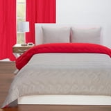 Crayola Scarlet and Timberwolf Reversible Comforter Set - Walmart.com