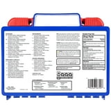 Equate All-Purpose First Aid Kit with Antibacterial Bandages, 140 Items ...