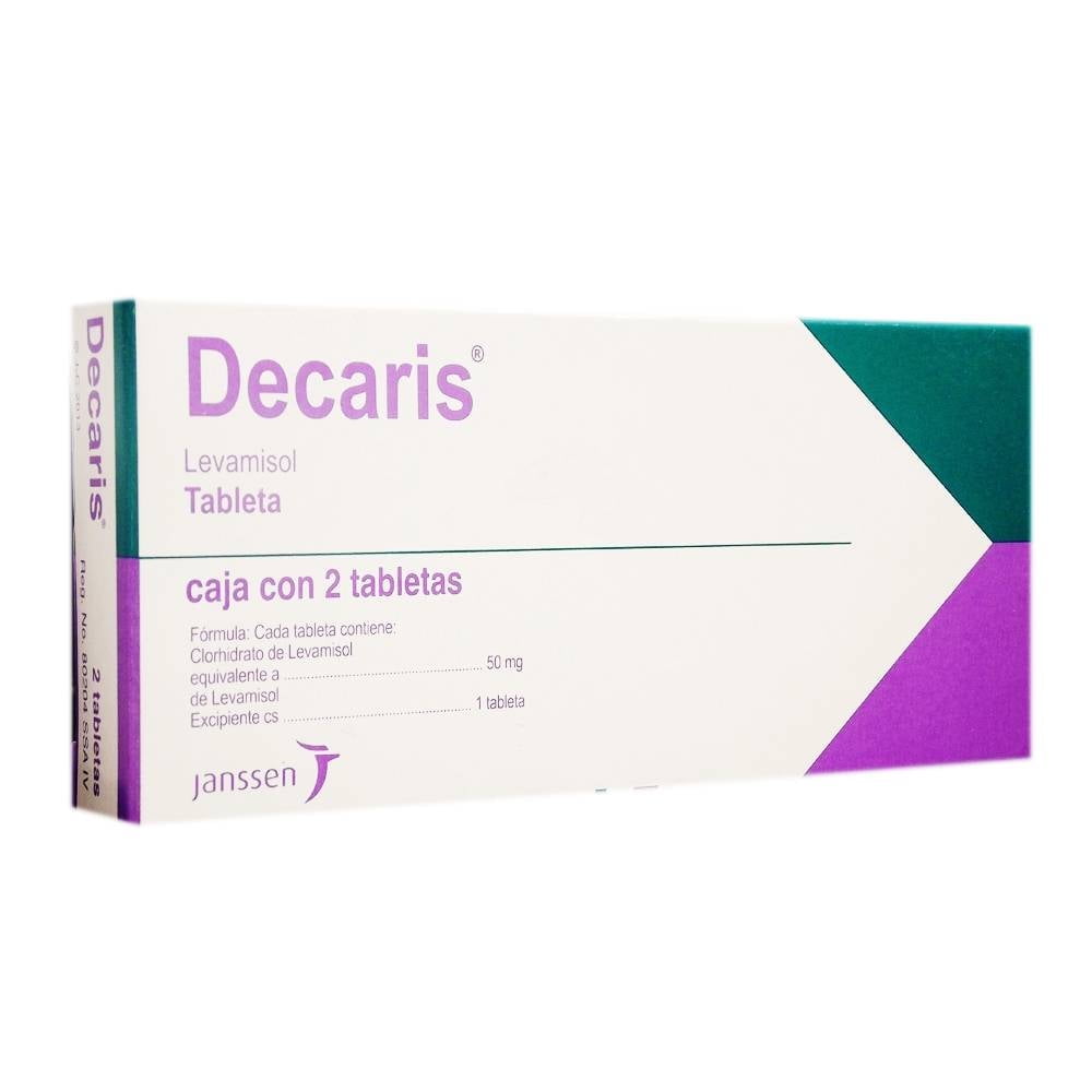 Decaris tabletas 2 pzas de 50 mg c/u | Walmart en línea