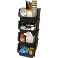 Skywin Stackable Storage Bins for Pantry - Plastic Bins for Organizing ...