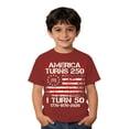 250Th Anniversary Usa Shirt Kids Patriotic Graphic Print Short Sleeve ...