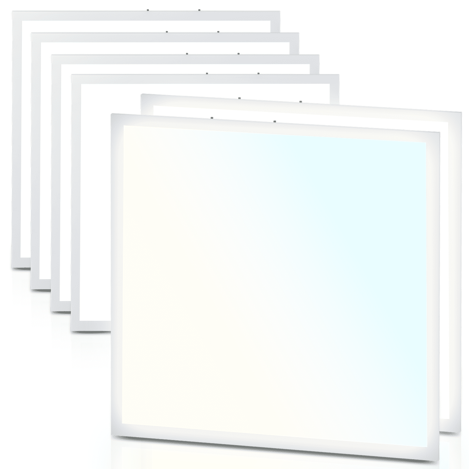 Mollie 6Pcs 2x2 LED Flat Panel Light, LED Panel Light Dimmable Drop ...