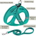 Dog Harness with Leash Set, No Pull Adjustable Reflective Step-in Puppy ...