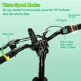 Kids Electric Bike, 250W Motor, 13.7 MPH, 36V 5.2Ah, 12.4 Miles, 16 ...