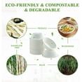 500 Pack 12 OZ Paper Bowls Bulk, Disposable Compostable, -friendly ...