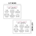 Cupcake Care Instruction Cards 30pk 4.25x5.5 Bakery How To Store Client ...