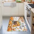 Area Rug 2x3ft, Thanksgiving Pumpkin Fall Orange Maple Tree Washable ...