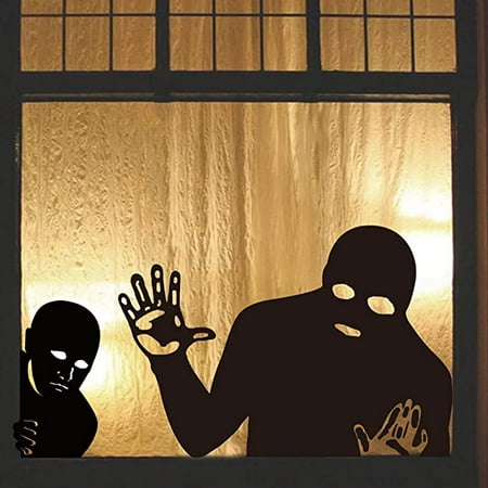 Hongchun Halloween Decorations Window Clings Decor, Scary Peeper ...