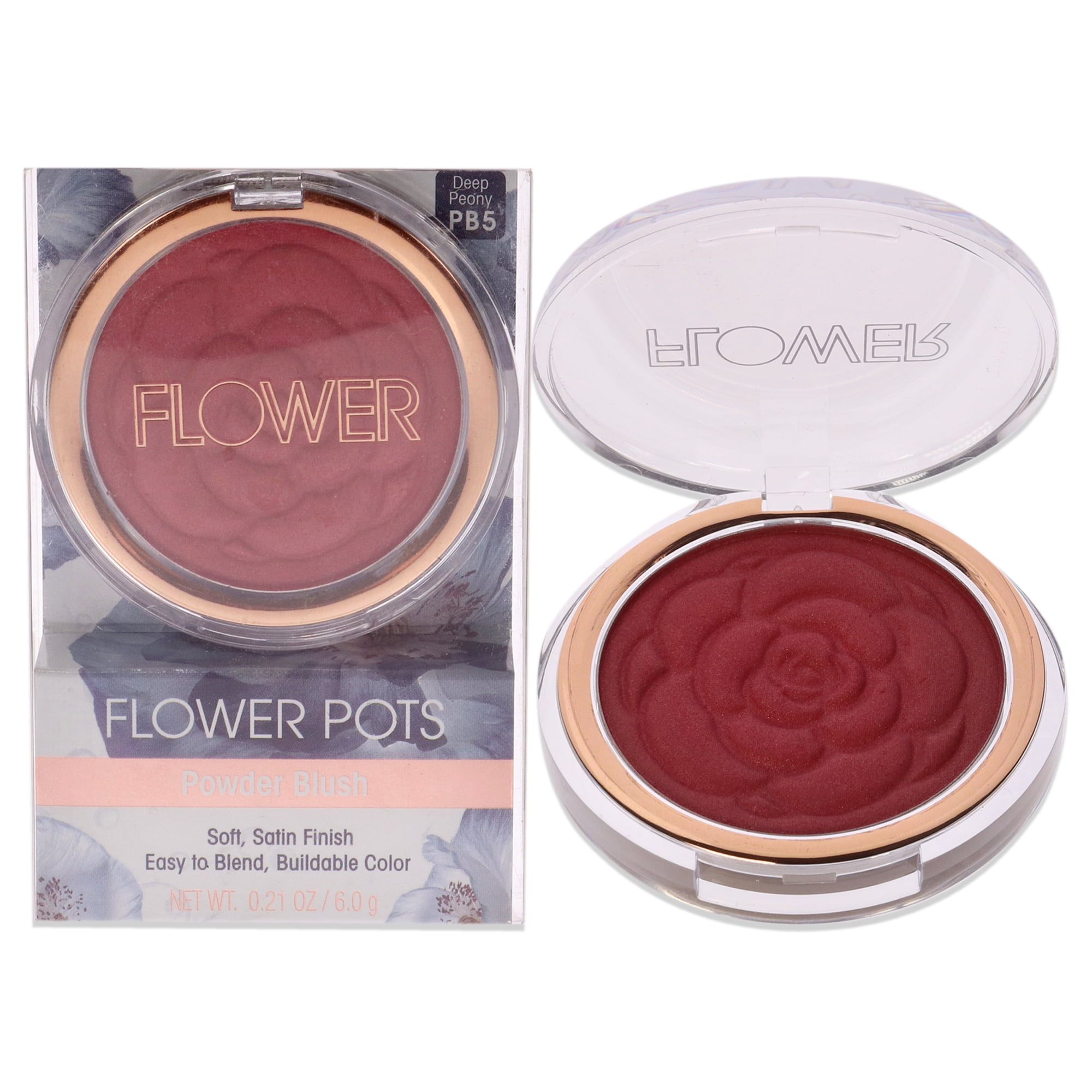 Flower Beauty Flower Pots Powder Blush - Deep Peony , 0.21 oz Blush ...