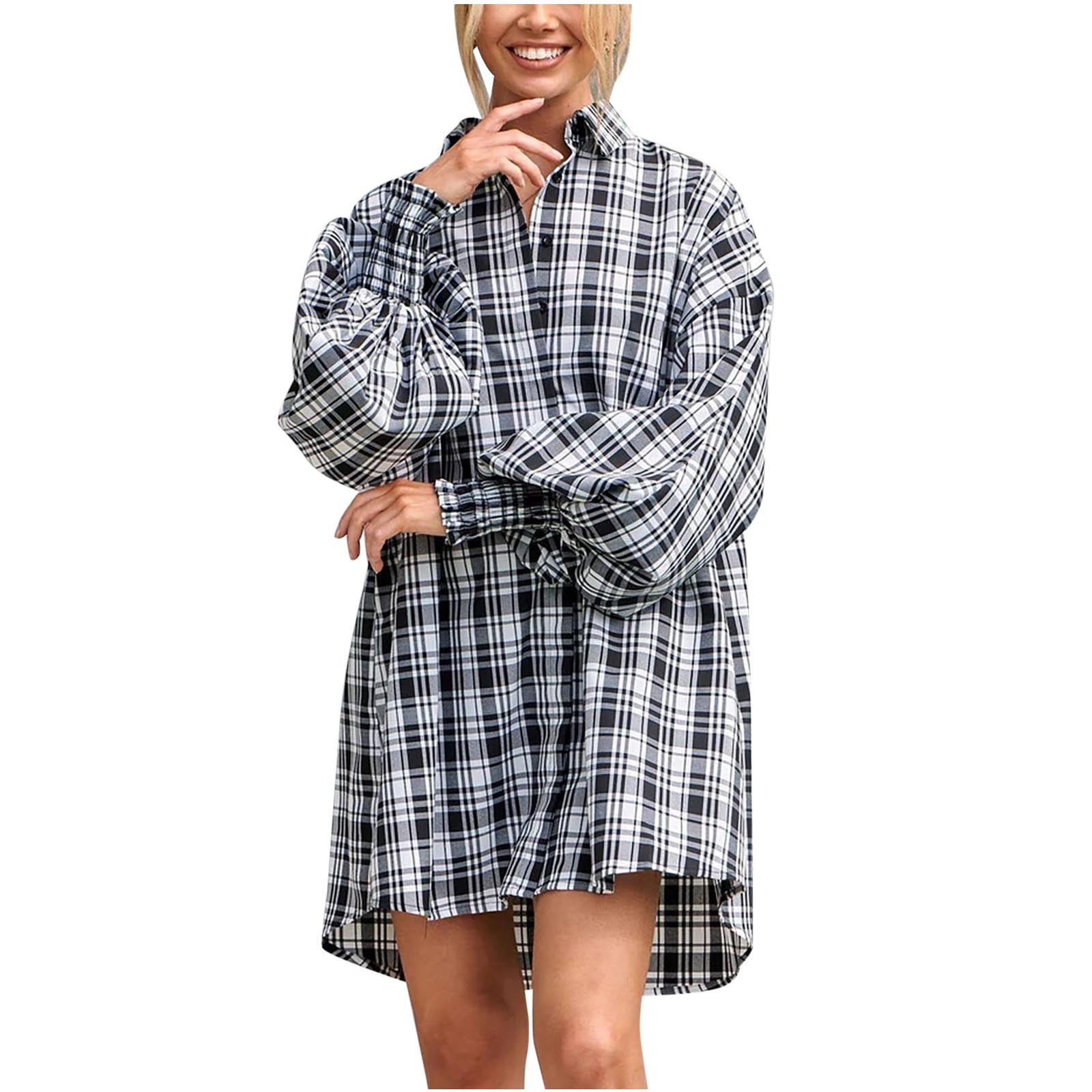 Click here for Blvb Oversized Shirts For Women Lantern Long Sleev... prices