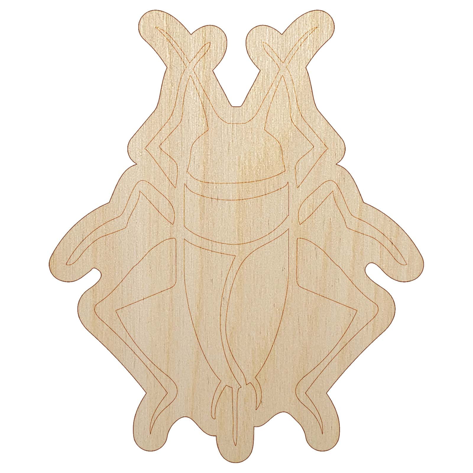 Cricket Insect Bug Wood Shape Unfinished Piece Cutout Craft DIY ...
