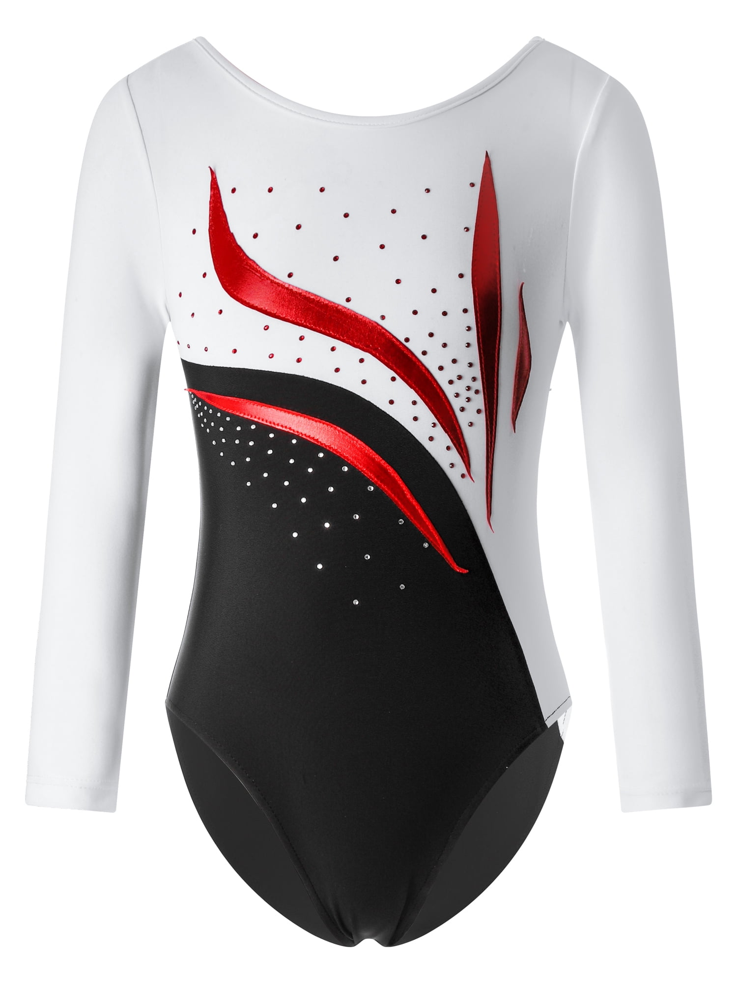 CHICTRY Girls Gymnastics Leotard Long Sleeve Exercise Training ...