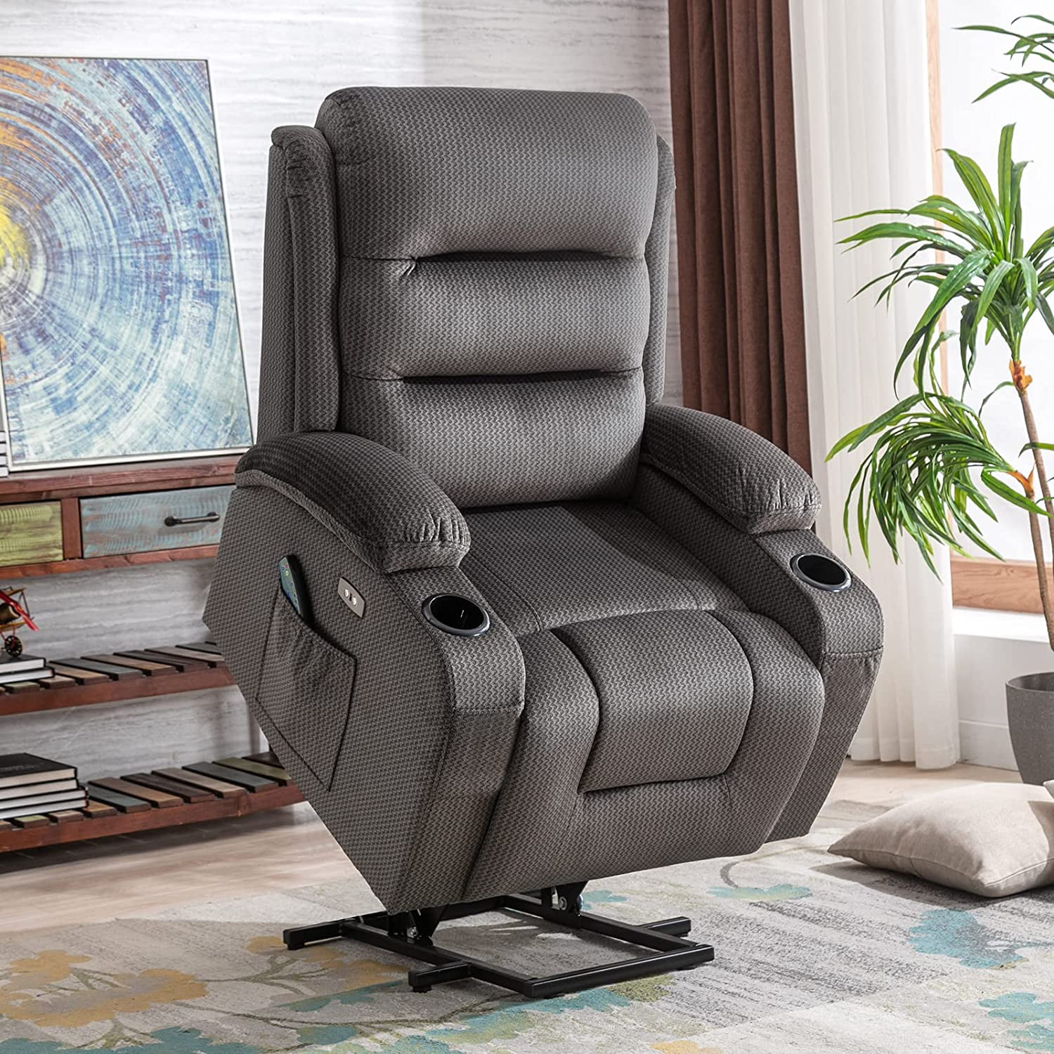 Electric Power Lift Recliner Chair, Lift Chairs Recliners for Elderly ...
