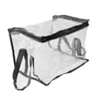 CUTICATE Clear Book Storage Bag Documents Organizer Portable Large ...
