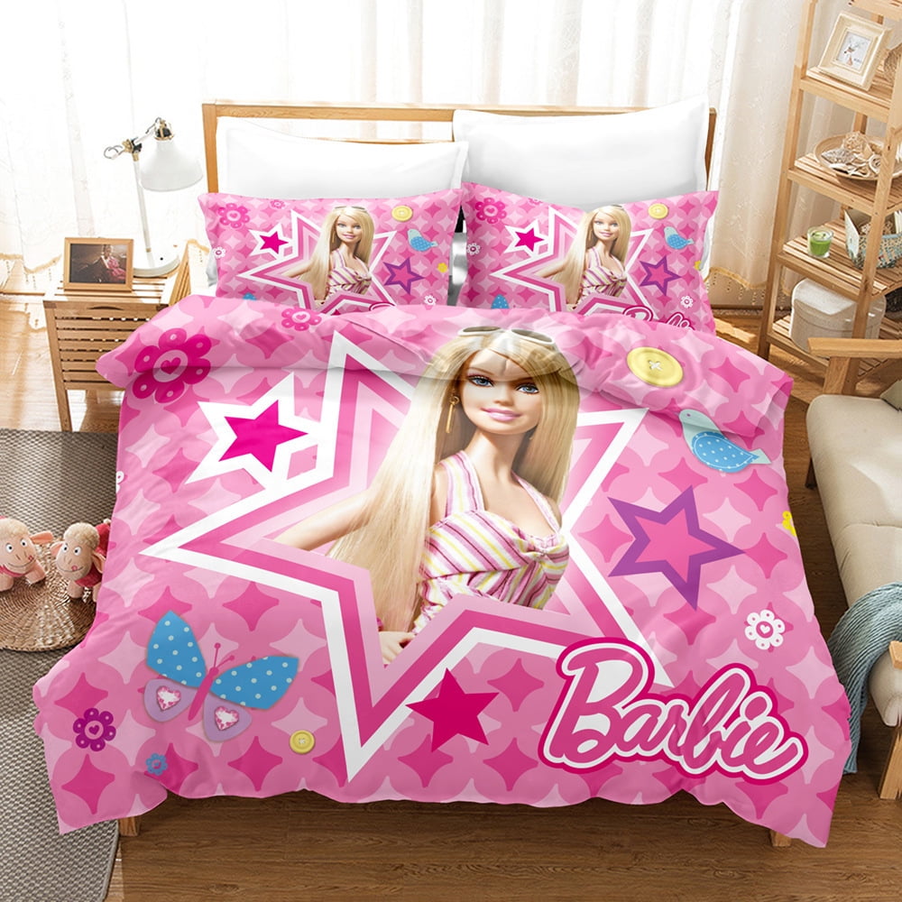 Click here for Unbranded Cartoon Print Duvet Cover  Barbie Doll P... prices