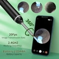 VITCOCO Ear Wax Remover with Camera, 3.0mm Ultra-Slim Lens, 1920P HD, 6 ...