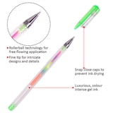 100 Pack Gel Pens Set, Color Art Gel Pen with 100 Colors for Coloring ...