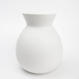 (2 pack) Mainstays Solid White Finish Ceramic Vase, 8" - Walmart.com