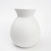 Mainstays Solid White Finish Ceramic Vase, 8" - Walmart.com