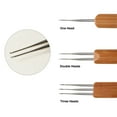 Versatile Dreadlock Crochet Needle Hook Set (0.5cm) with Single, Double ...