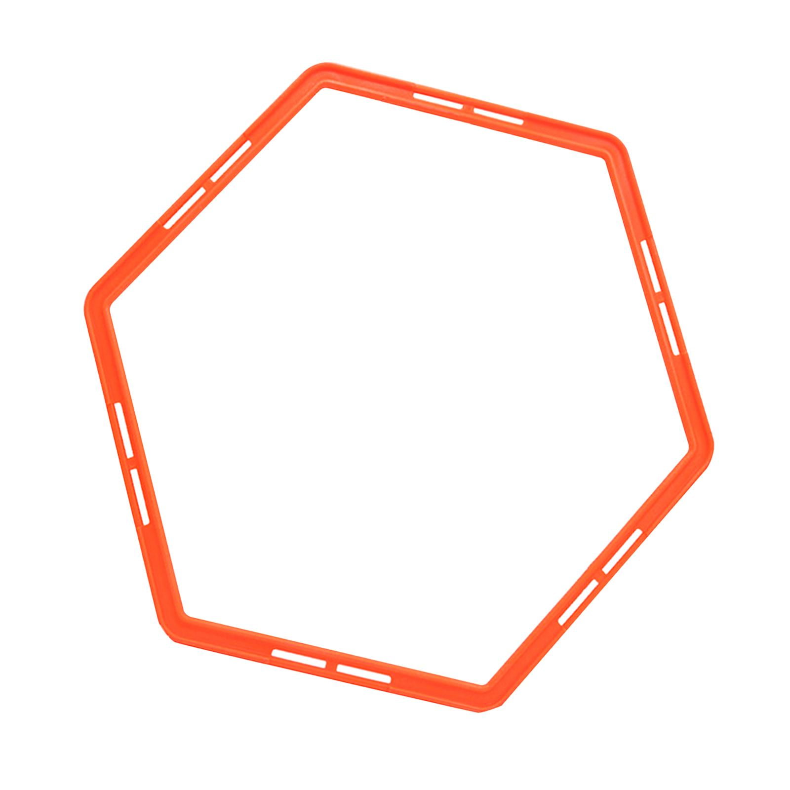 Hexagon Agility Rings Training Ladder Speed Hurdles for Improve Balance Rhythm Unisex Kids ...
