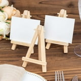 Efavormart 10 Pack | 5" Natural Mini DIY Tabletop Wooden Display Easel ...