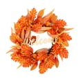 4 Pack Options Fall Maple Leaf Wreath, Rustic Thanksgiving Autumn ...
