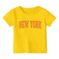 Bainana Boys New York T Shirts Kids Short Sleeve Crew Neck Tops Child ...