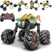 1:18 Scale Transform RC Car Robot, 2.4G Remote Control, One Button ...
