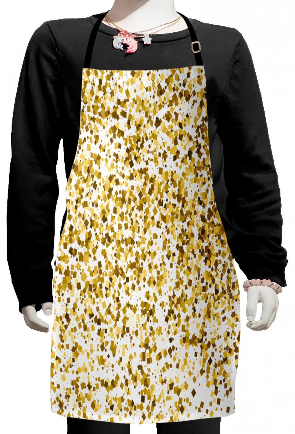 Abstract Kids Apron, Party Celebration Themed Squares Abstract Ombre ...