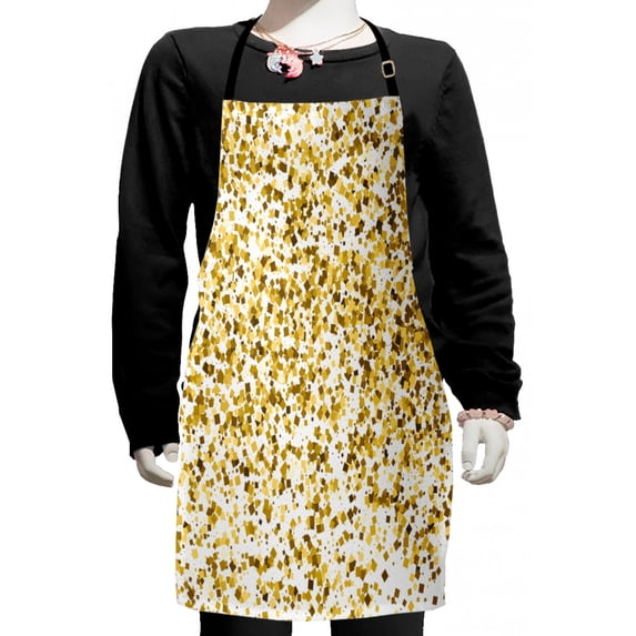 Abstract Kids Apron, Party Celebration Themed Squares Abstract Ombre ...