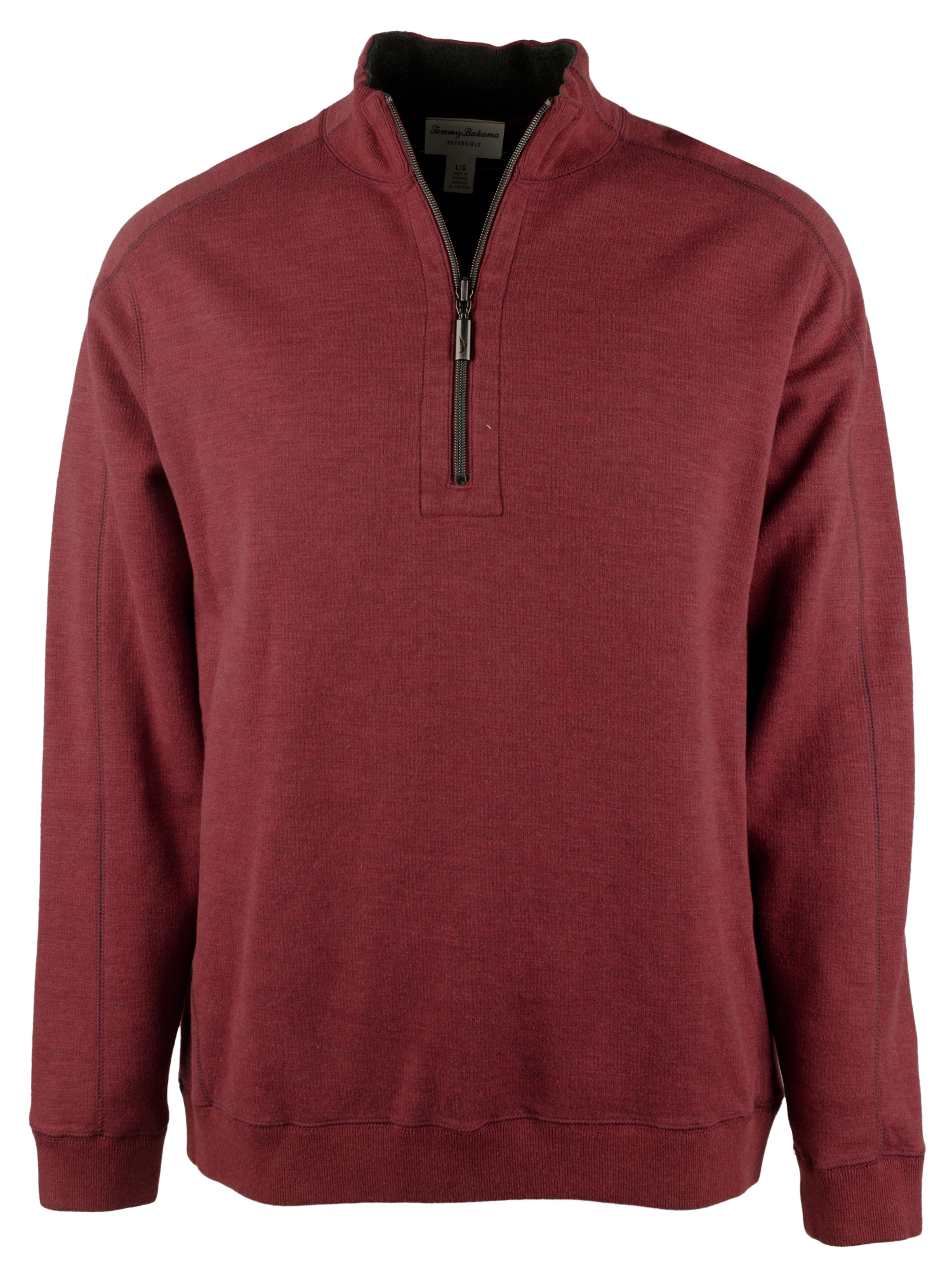 Men's Big and Tall Flipsider Half-Zip Reversible Sweatshirt-JRH-XLT ...