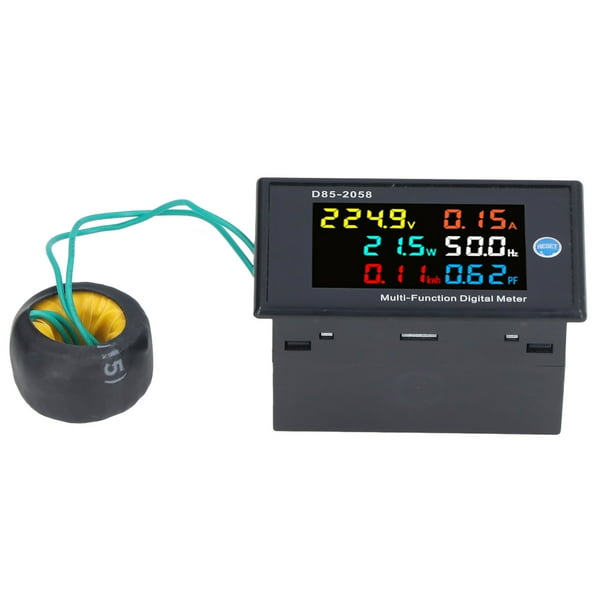 Power Meter, Single Phase Wide Measuring Range AC 200-450V Power ...