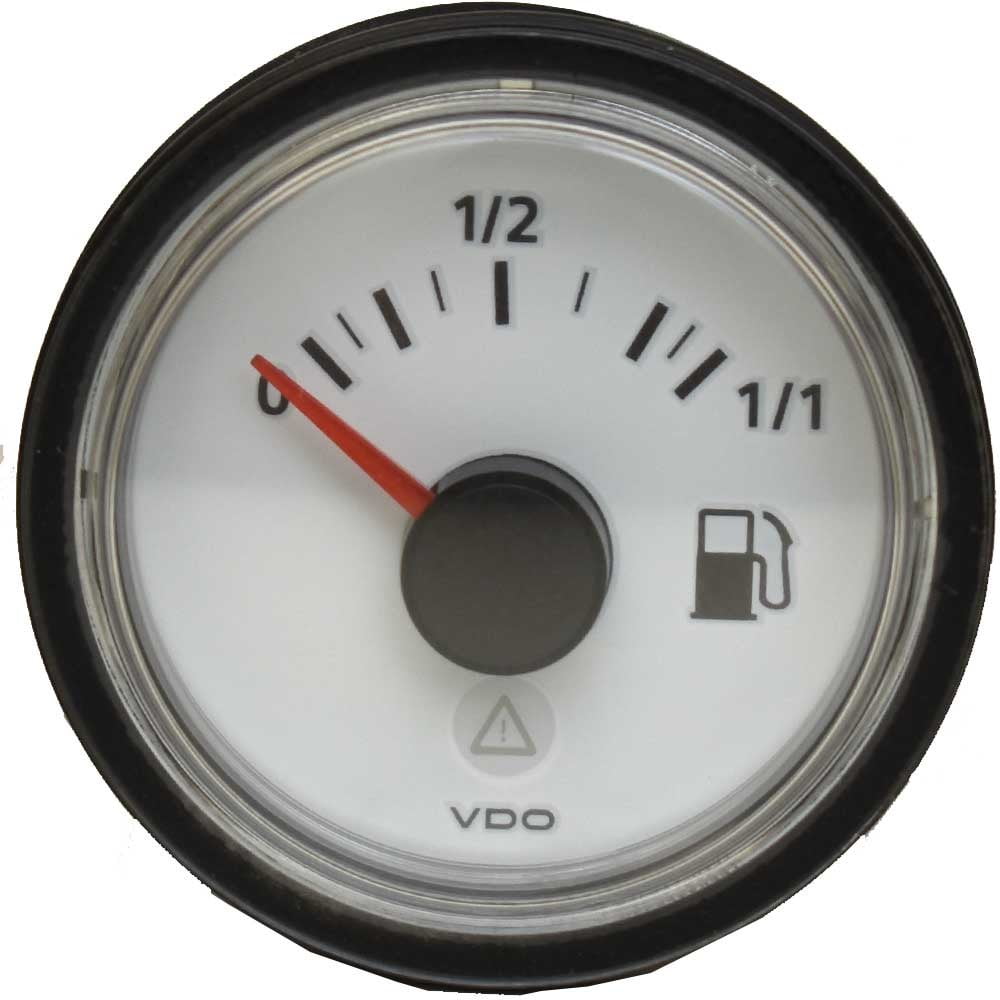 VDO Boat Fuel Level Gauge A2C53191761 | Gas Tiara 2 Inch White ...