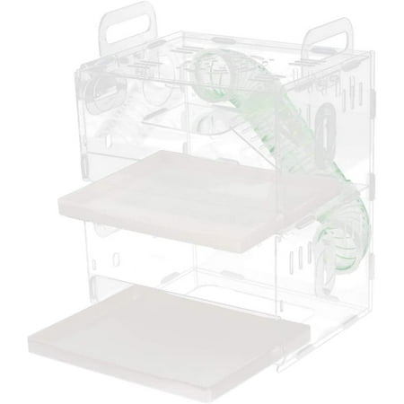 Hamster Cage Small Animal Cage, Acrylic Hamster Cage Habitat Pet ...