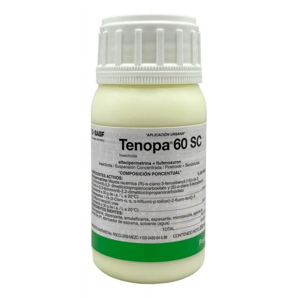 Insecticida BASF tenopa 60sc 250ml 3 en 1 avispas, moscas y mosquitos ...