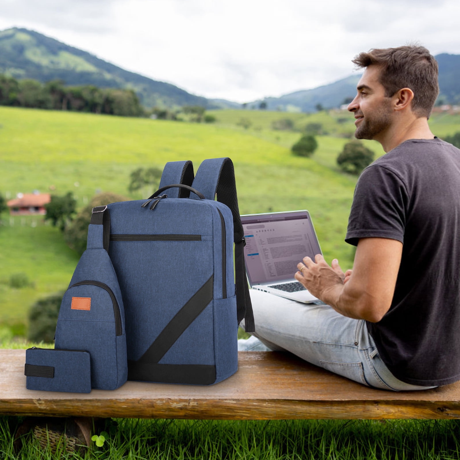 Click here for Jmxdsa Multifunctional Mens Shoulder Bag Three Set... prices