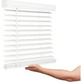 2 Inch Faux Wood Blind, " Wide X 72" Long, Smooth, Snow White - Walmart.com
