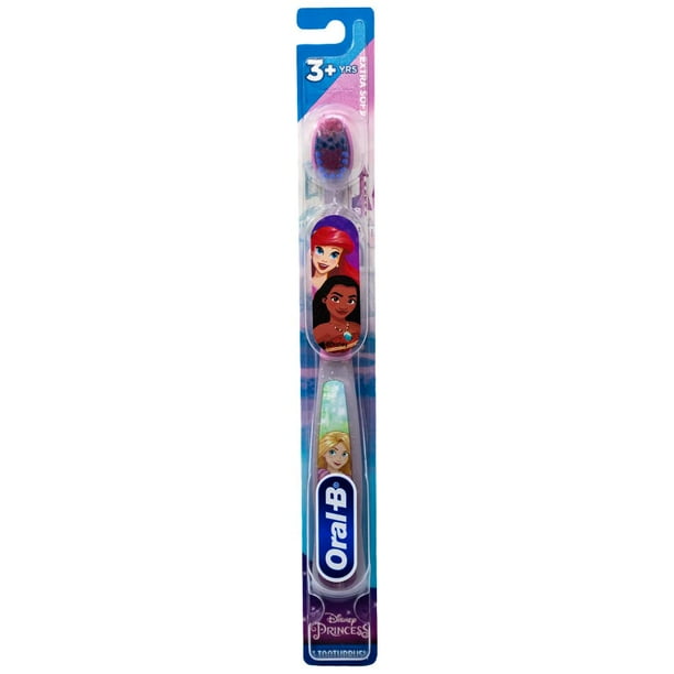 Oral-B Princess Toothbrush for Little Girls, Children 3+, Extra Soft ...