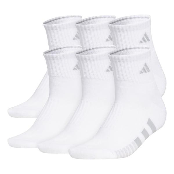 Click here for Adidas Womens Quarter Socks  6‑pack - Moisture‑wic... prices